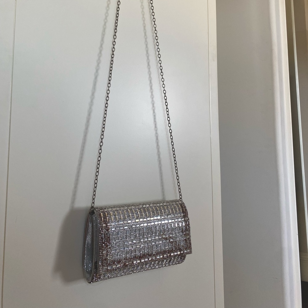 Rhinestone Crossbody Bag - Gem